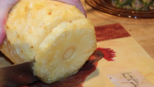 Cleaning and Coring a Fresh Pineapple | Portside Cuisine
