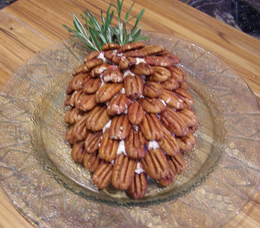 Pinecone Holiday Cheese Spread | Portside Cuisine